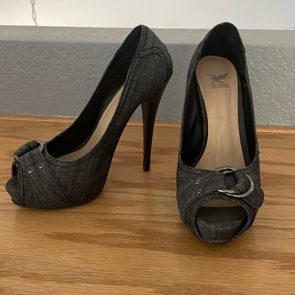 Shiekh | Shoes | Sheikh Gray Stilettos | Poshmark